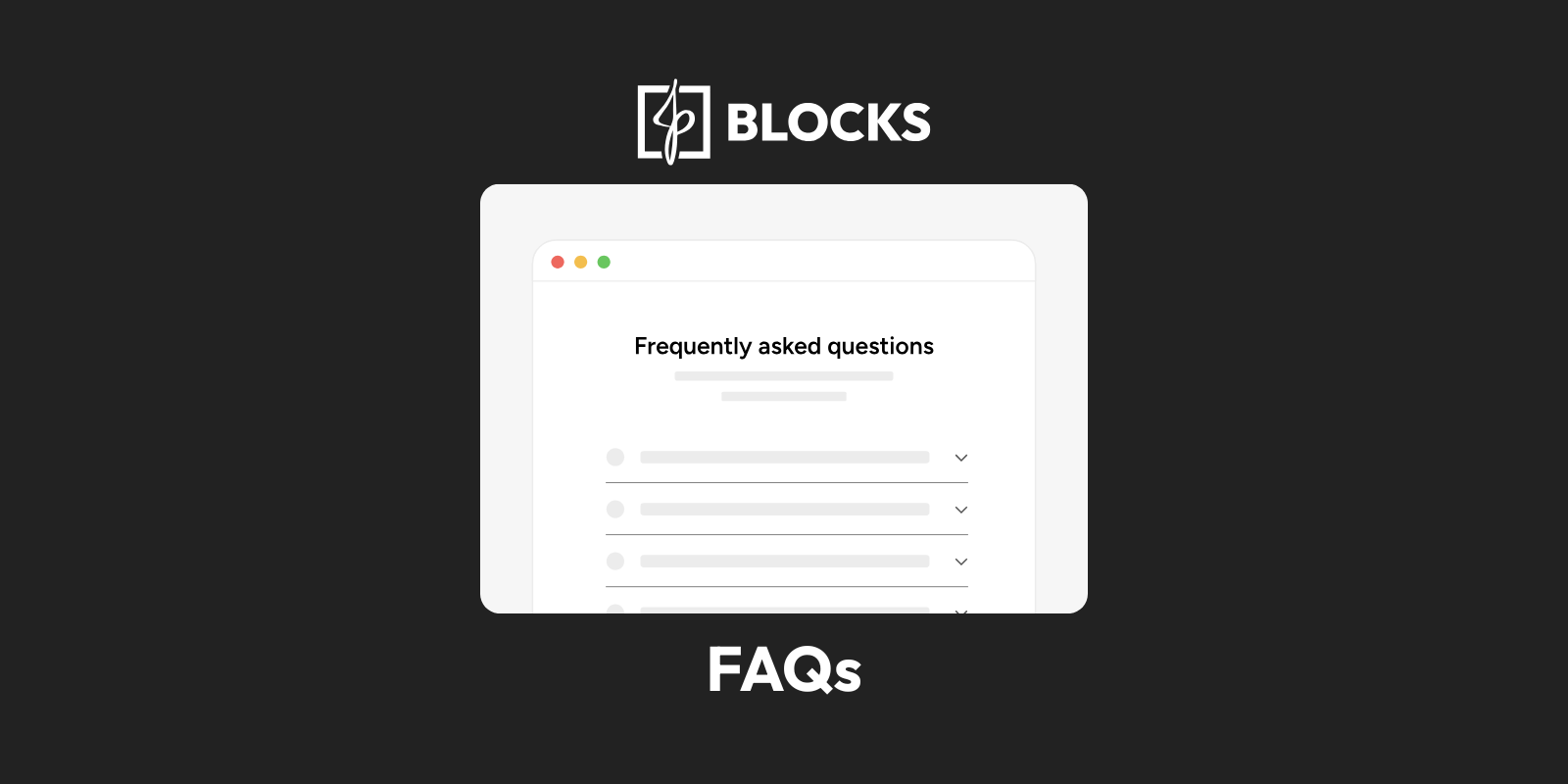 FAQ Block - JP Blocks