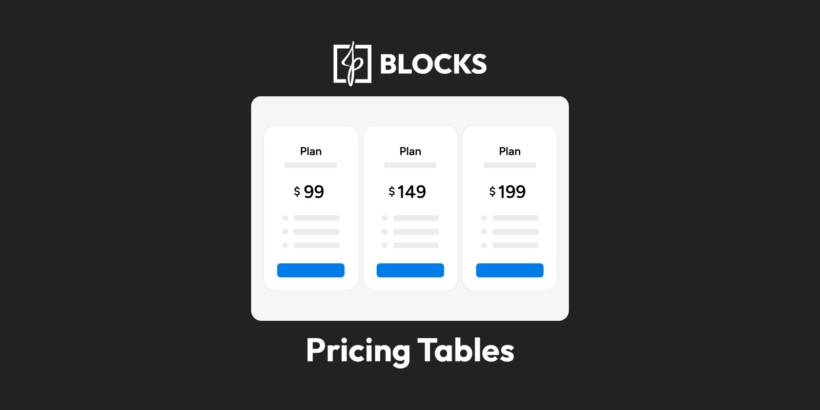Pricing Table Block - JP Blocks